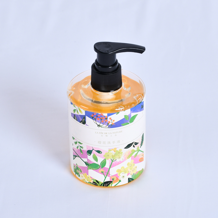 China small hand wash liquid soap in plastic bottle